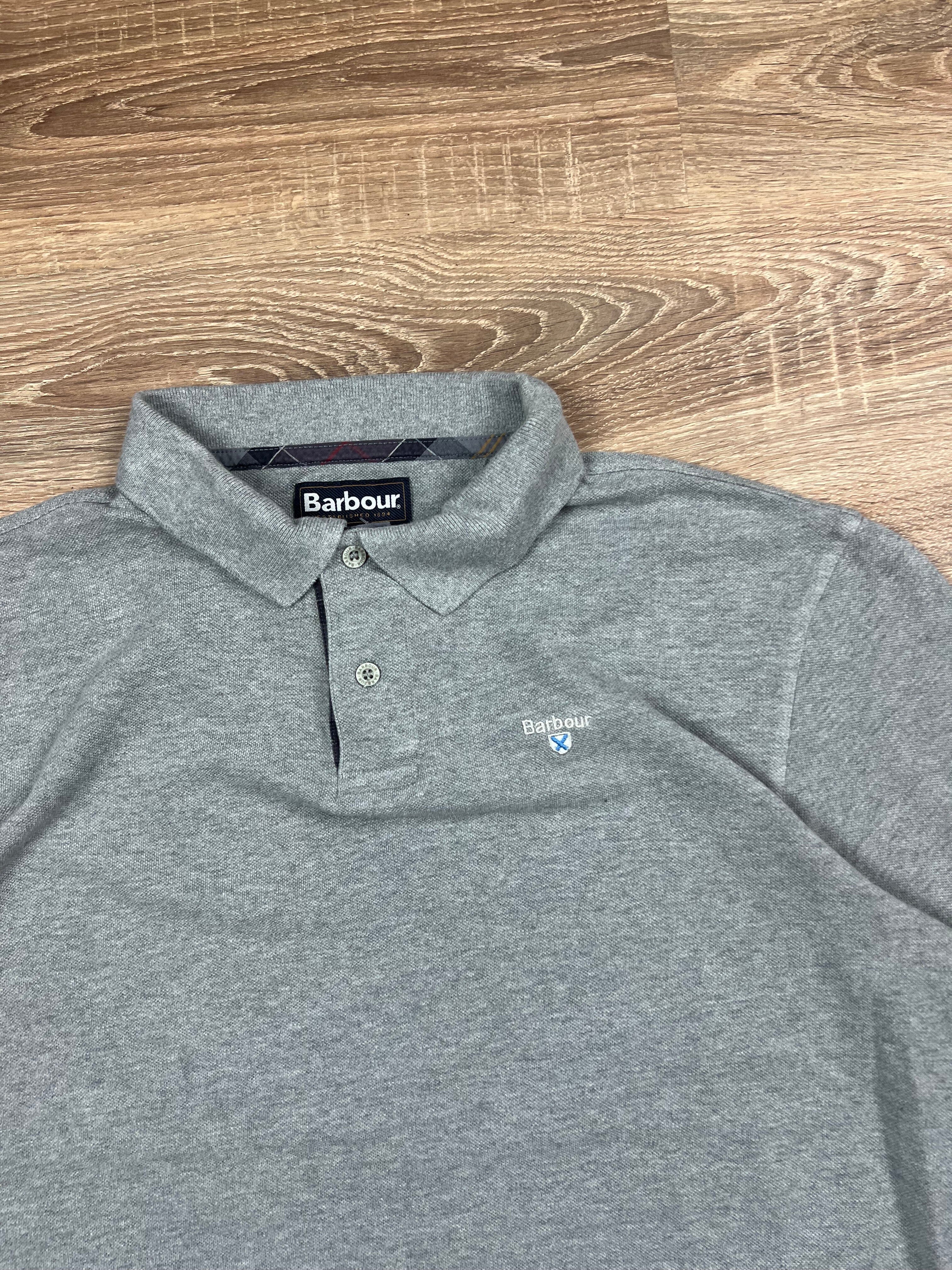 Grey Barbour Pique Cotton Polo Shirt (L)– Retroflex